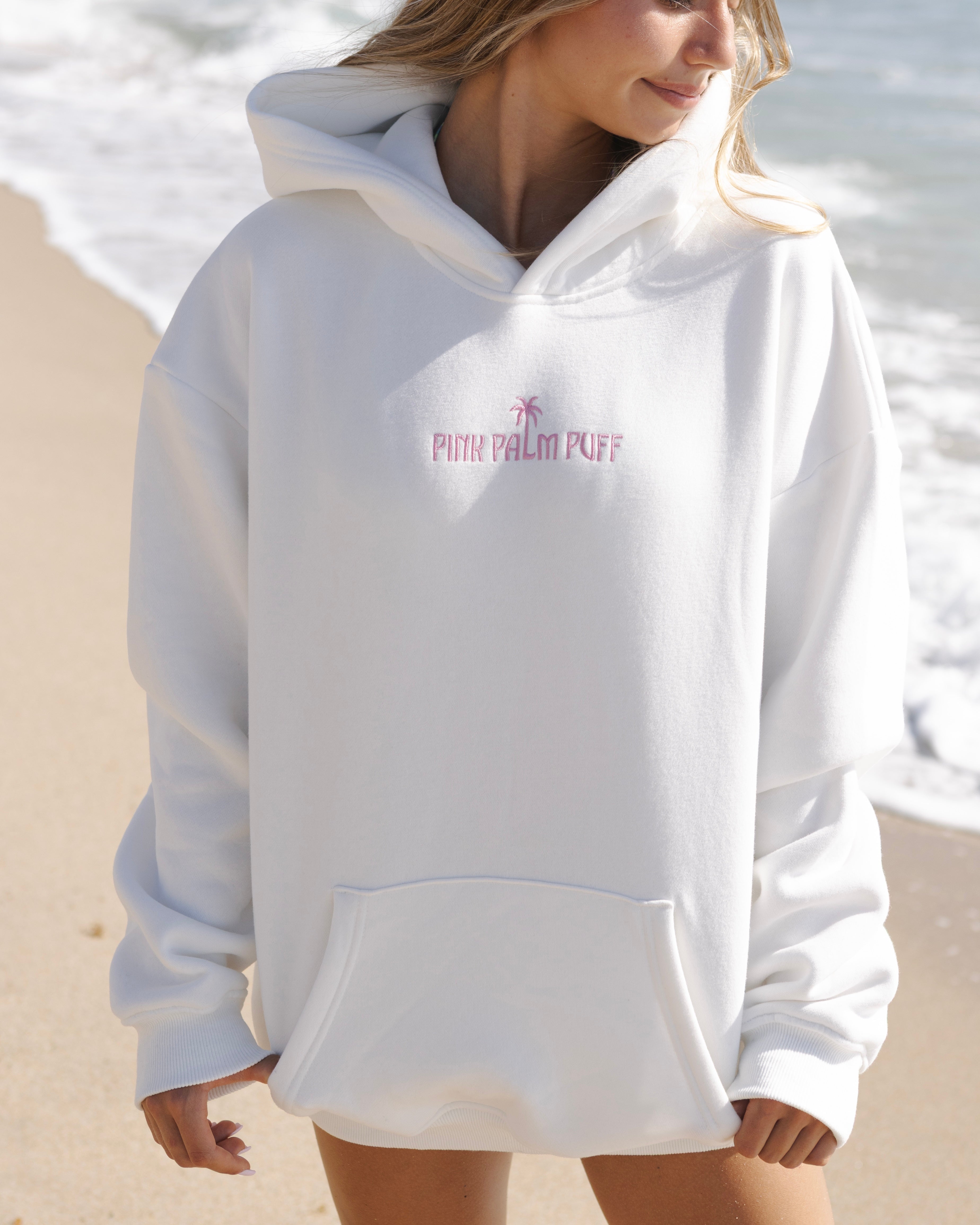 Classic Puff Hoodie in Raspberry – Pink Palm Puff