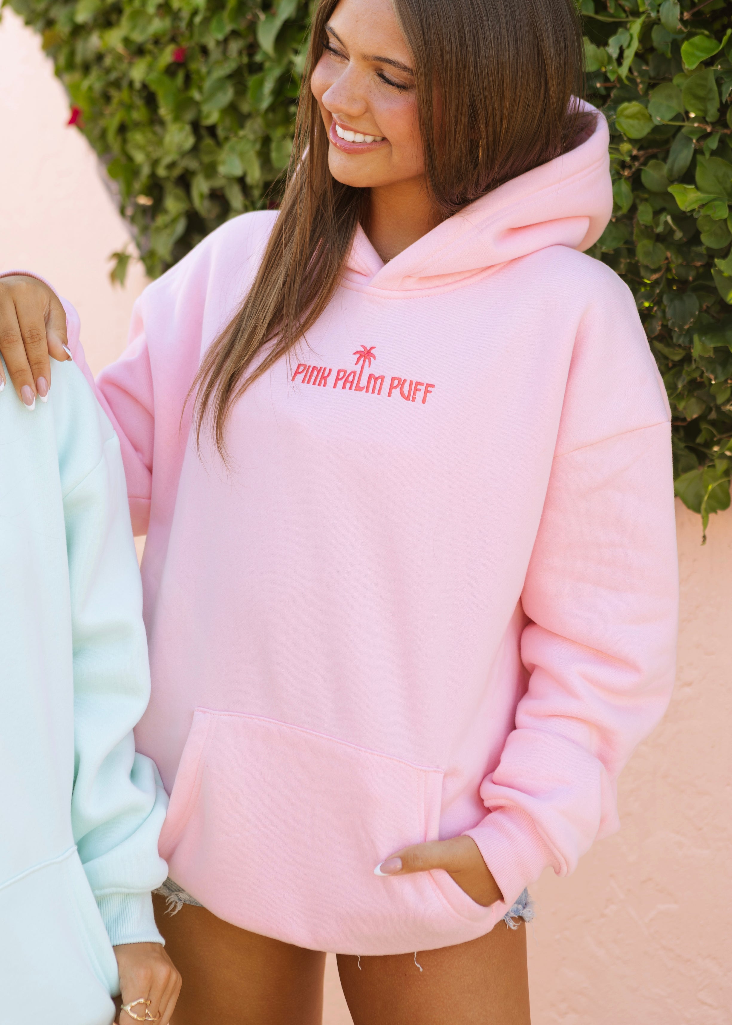 Classic Puff Hoodie in Pink – Pink Palm Puff
