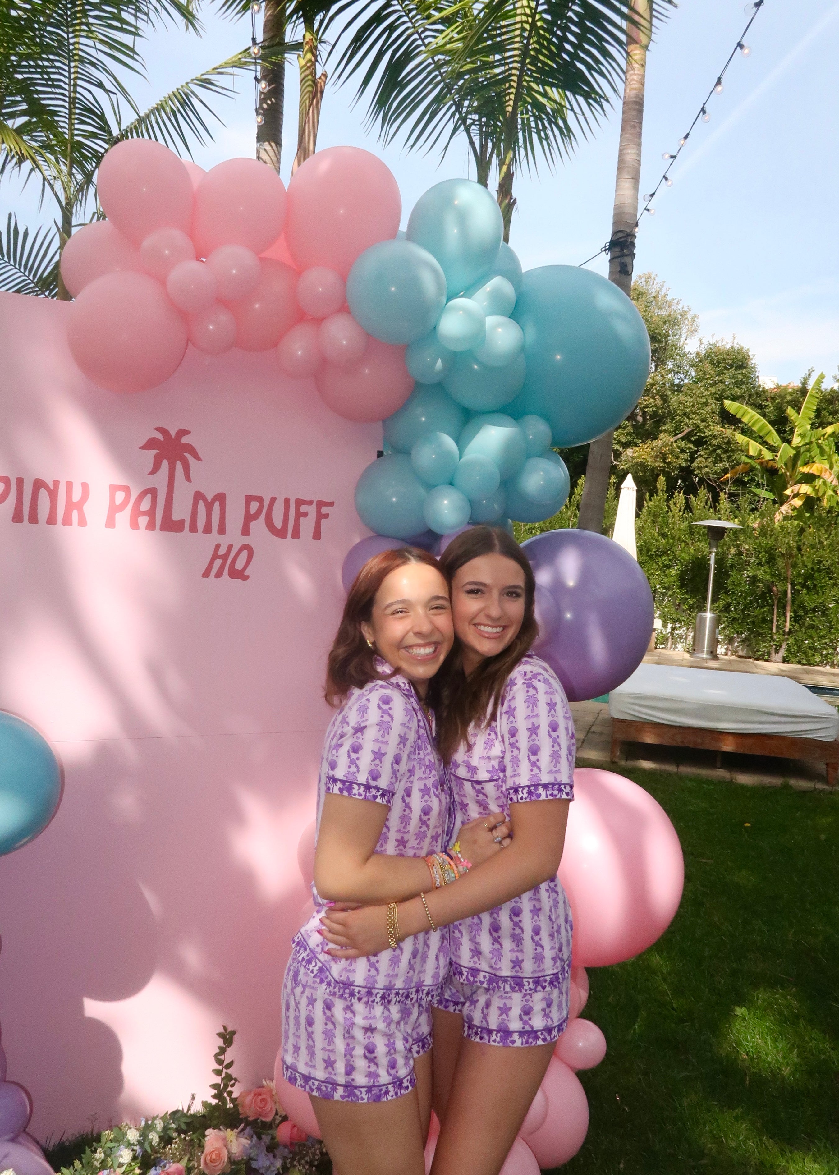 Pink Palm Pajamas in Twilight – Pink Palm Puff