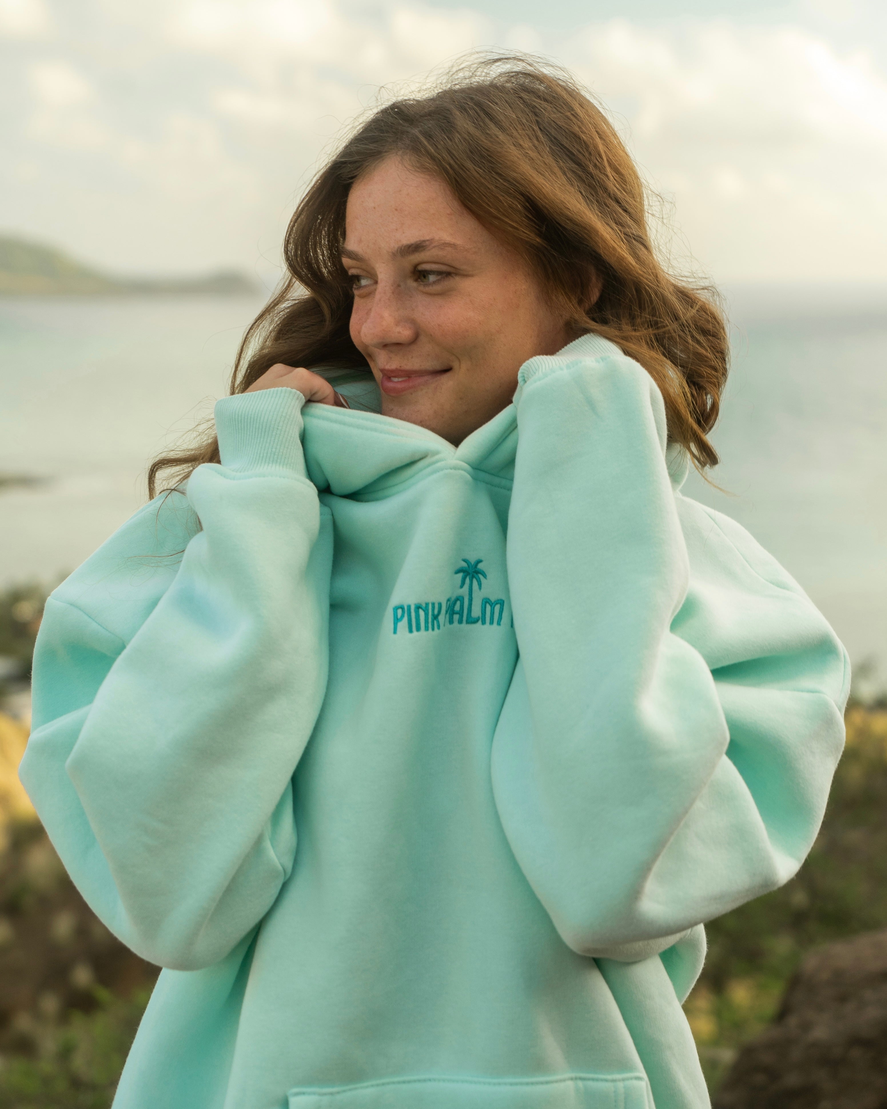 Classic Puff Hoodie in Raspberry – Pink Palm Puff