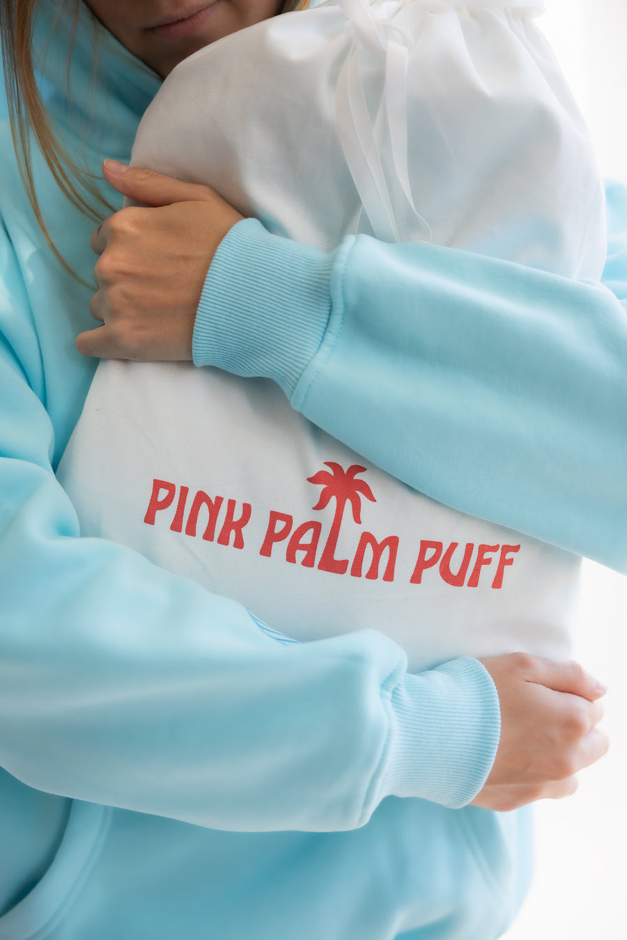 Puff Sweatpants in Blue | The Only Authorized Seller of Pink Palm Puff